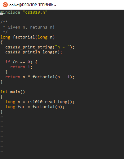 Extensions - CS1010 Programming Methodology